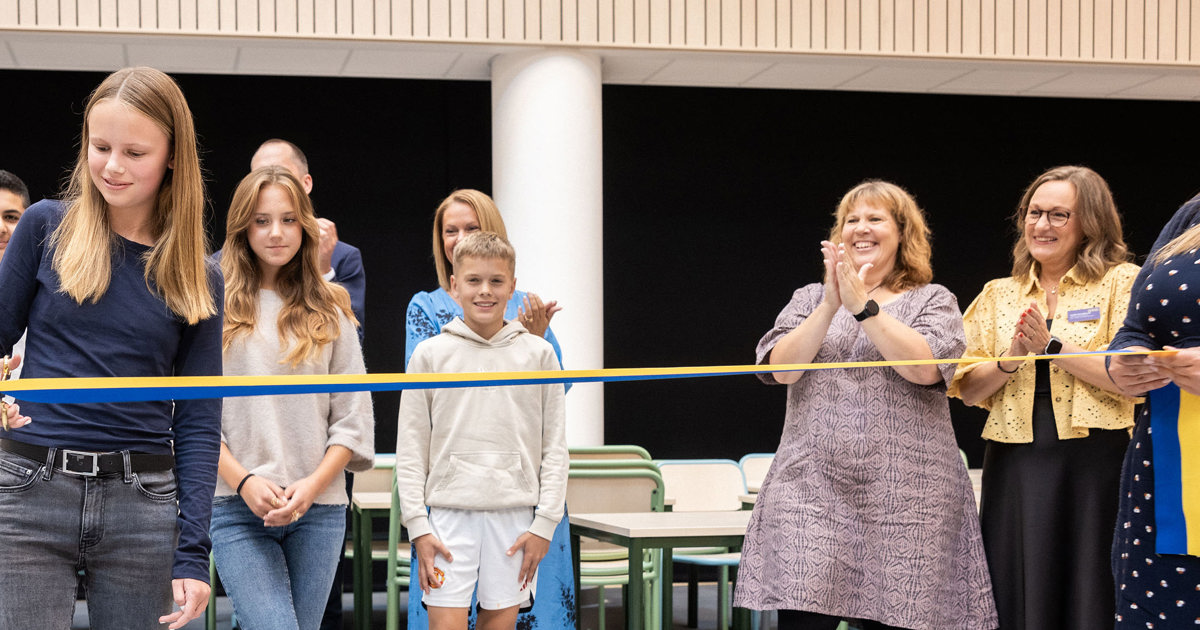 Nya Gottsundaskolan och allaktivitetshus invigt! - Uppsala Skolfastigheter