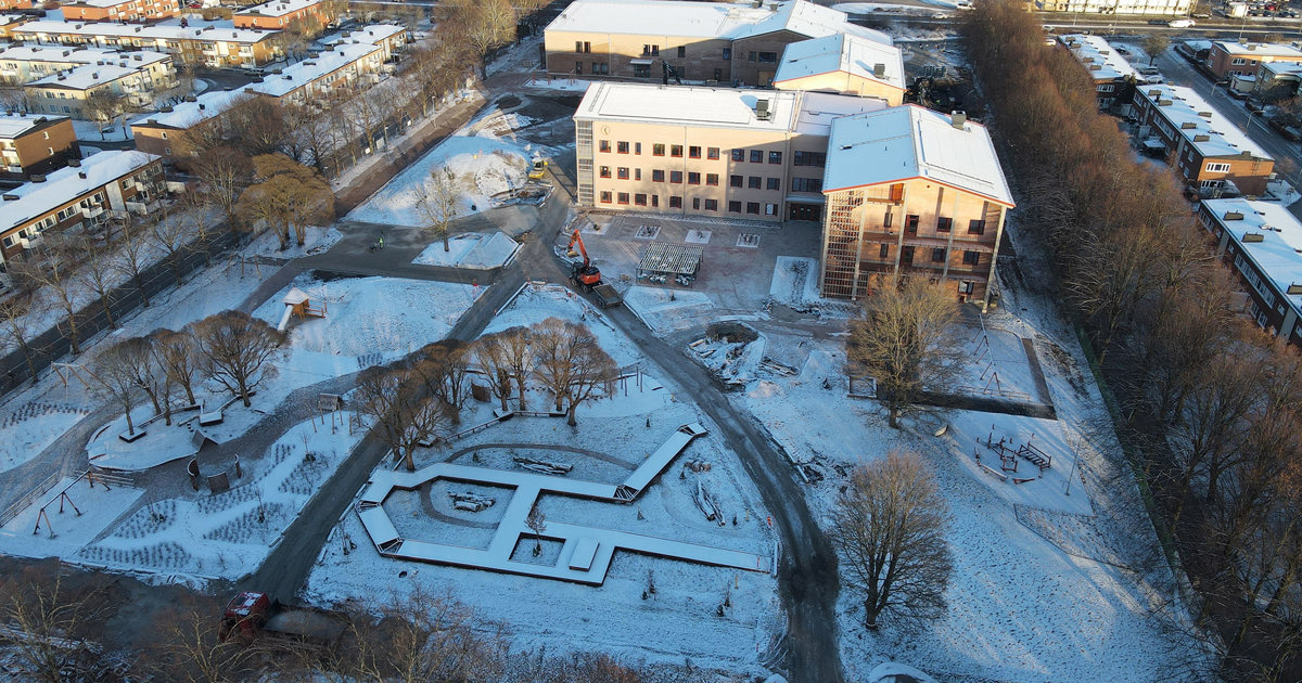 Byggprojektet bakom nya Kvarngärdesskolan får pris - Uppsala ...